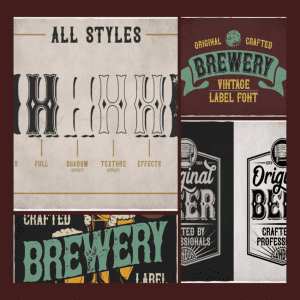 Brewery Typeface - MasterBundles