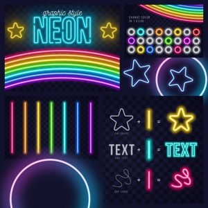 Realistic Neon AI Style - MasterBundles