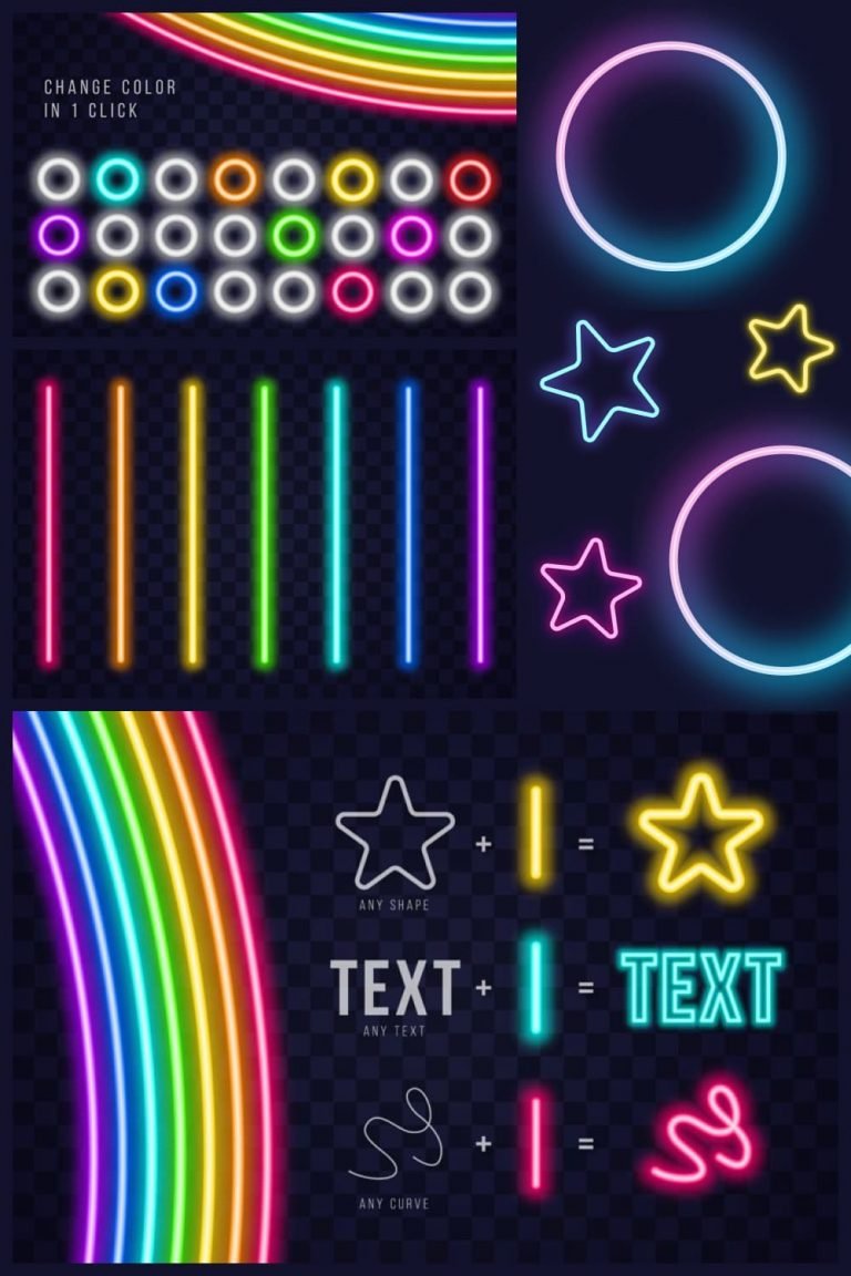 Realistic Neon AI Style - MasterBundles