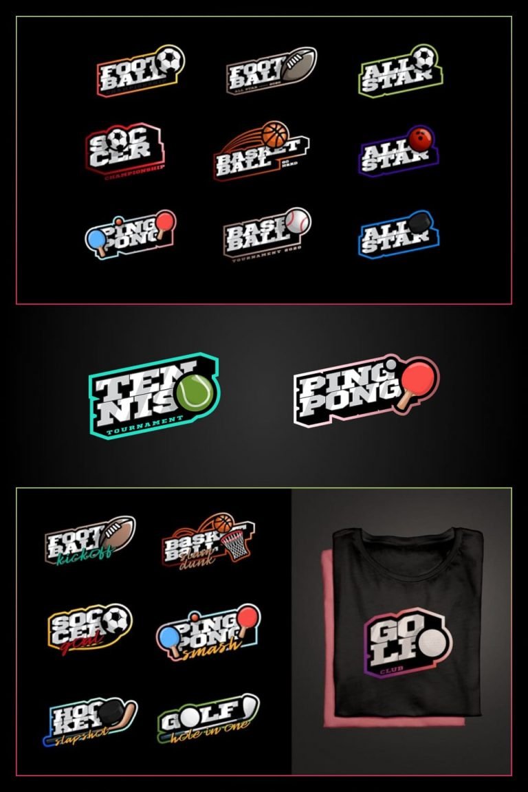 Sport Logos Set - MasterBundles