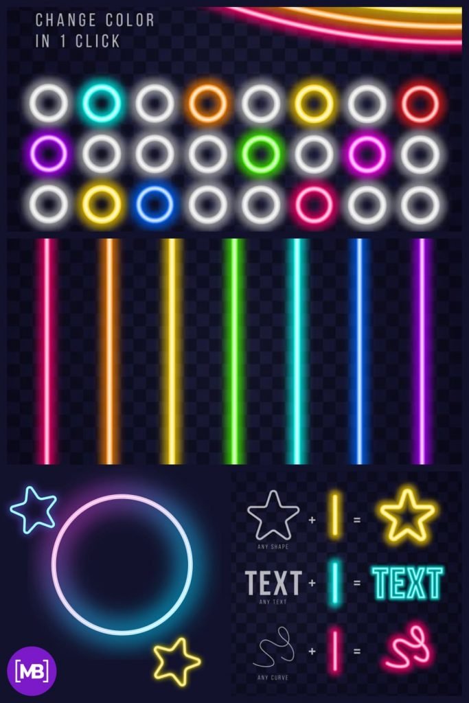 Realistic Neon AI Style - MasterBundles