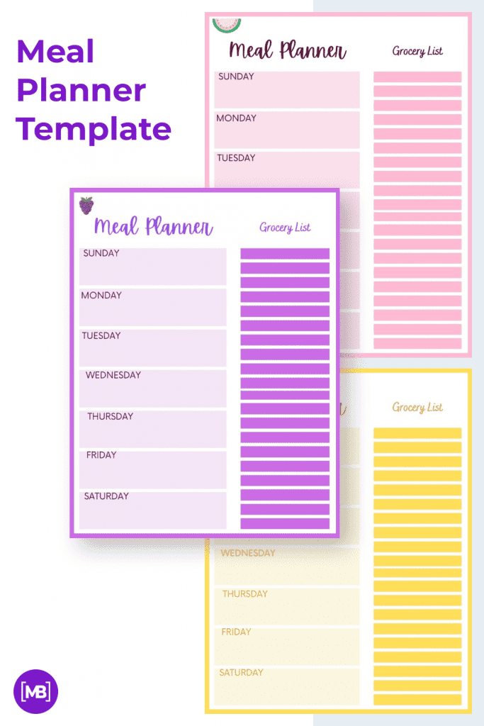 10+ Best Meal Planning Templates for 2021: Free and Premium Templates