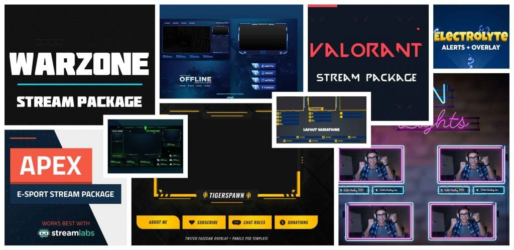 10+ Best Twitch Overlay Templates for 2021: Free and Premium Templates
