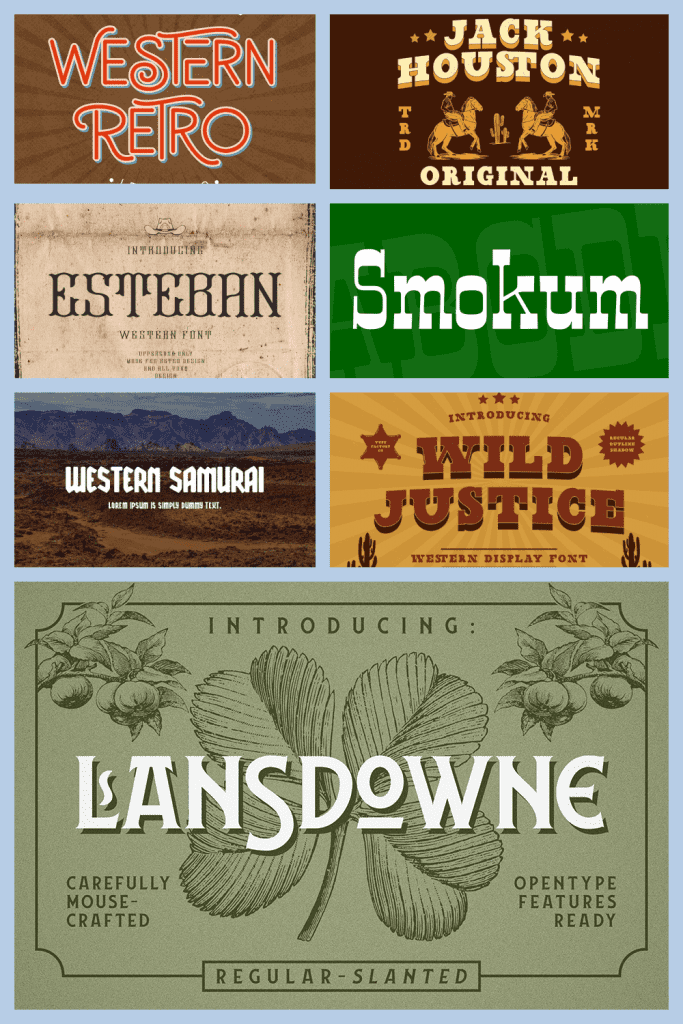 10+ Best Western Fonts for 2021: Free and Premium Fonts