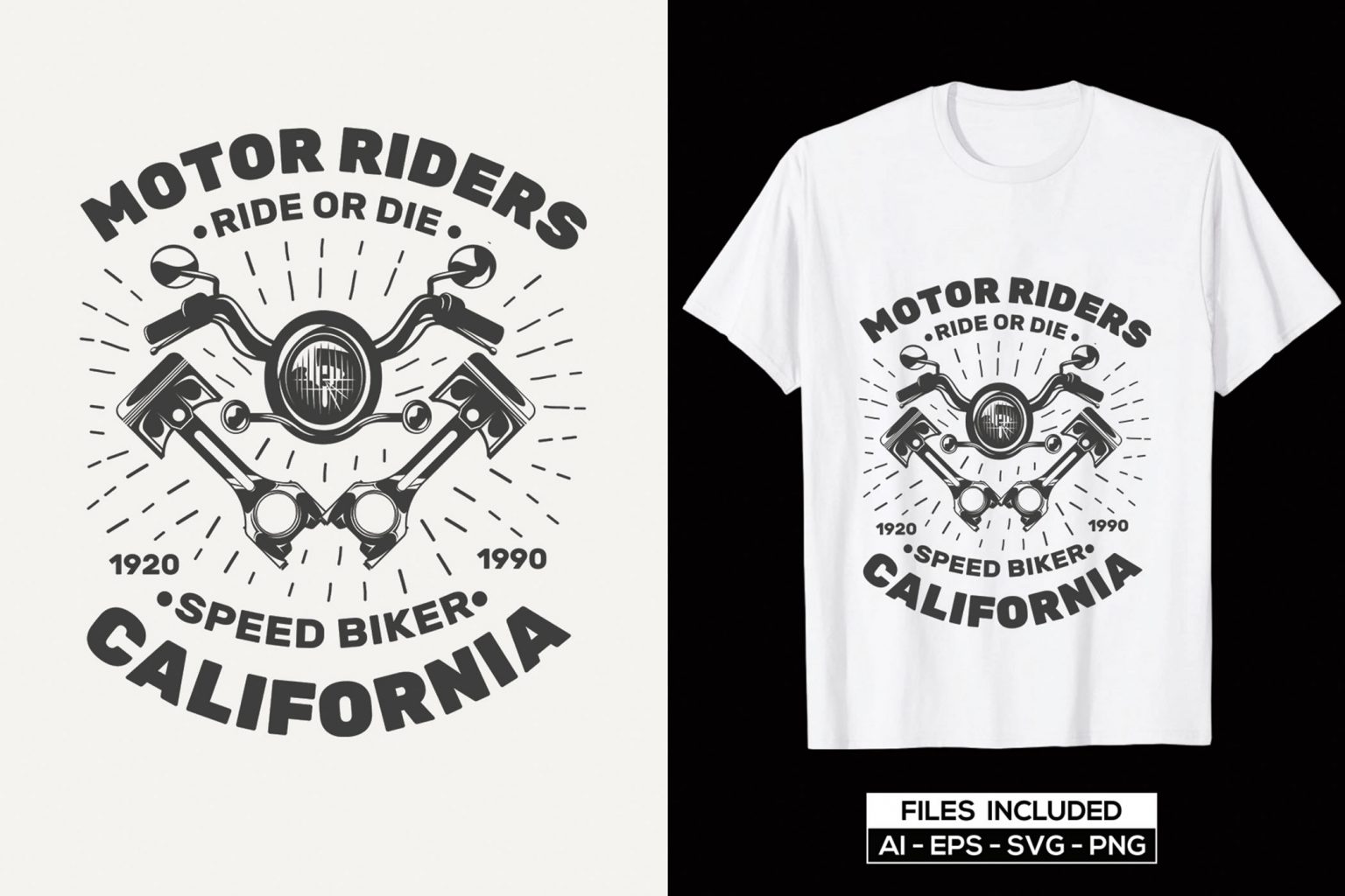 Motorcycle T Shirt Design Svg Bundle Master Bundles