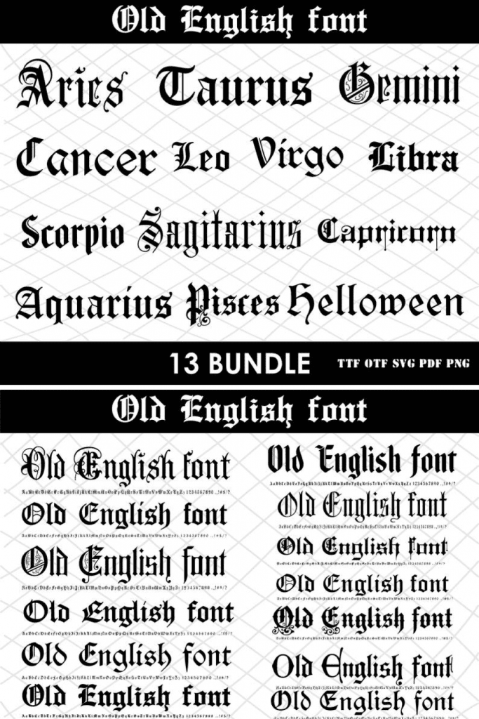 10+ Best Old English Fonts for 2021: Free and Premium Fonts