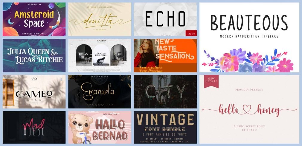 15+ Best Decorative Fonts for 2021: Free and Premium