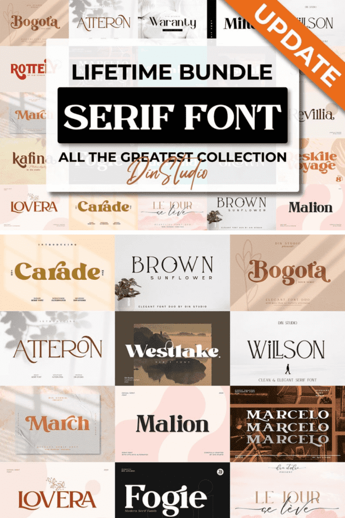20+ Best Serif Fonts for 2021: Free and Premium Fonts