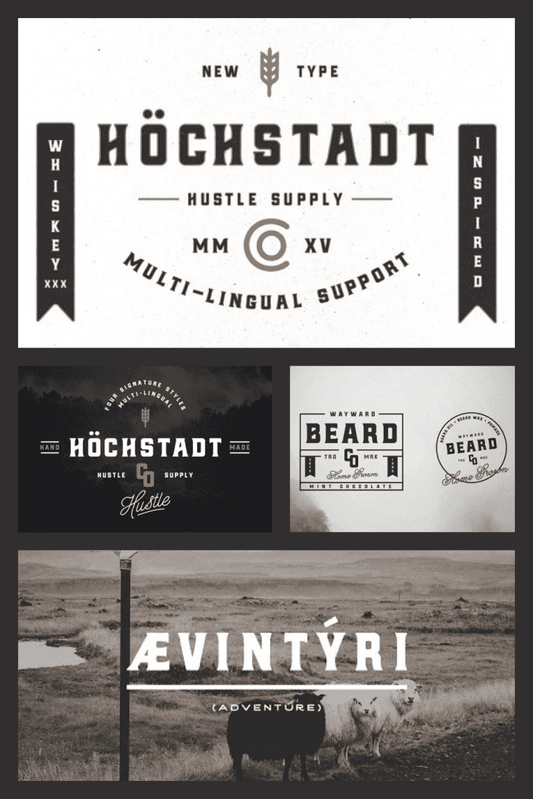 Best 30 Sharp Fonts for a Successful Brand Building 2021 | MasterBundles