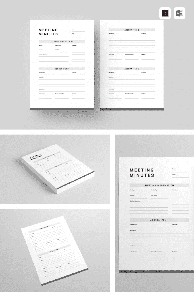 10+ Best Meeting Minutes Templates: Free and Premium Templates