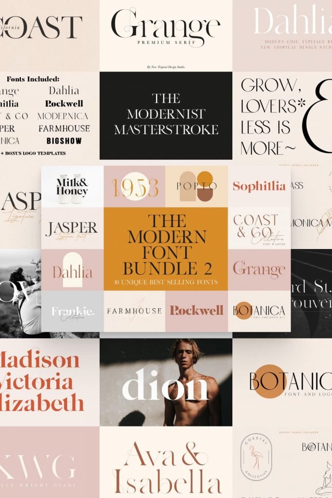 15+ Best Modern Fonts for 2021: Free and Premium Fo | MasterBundles