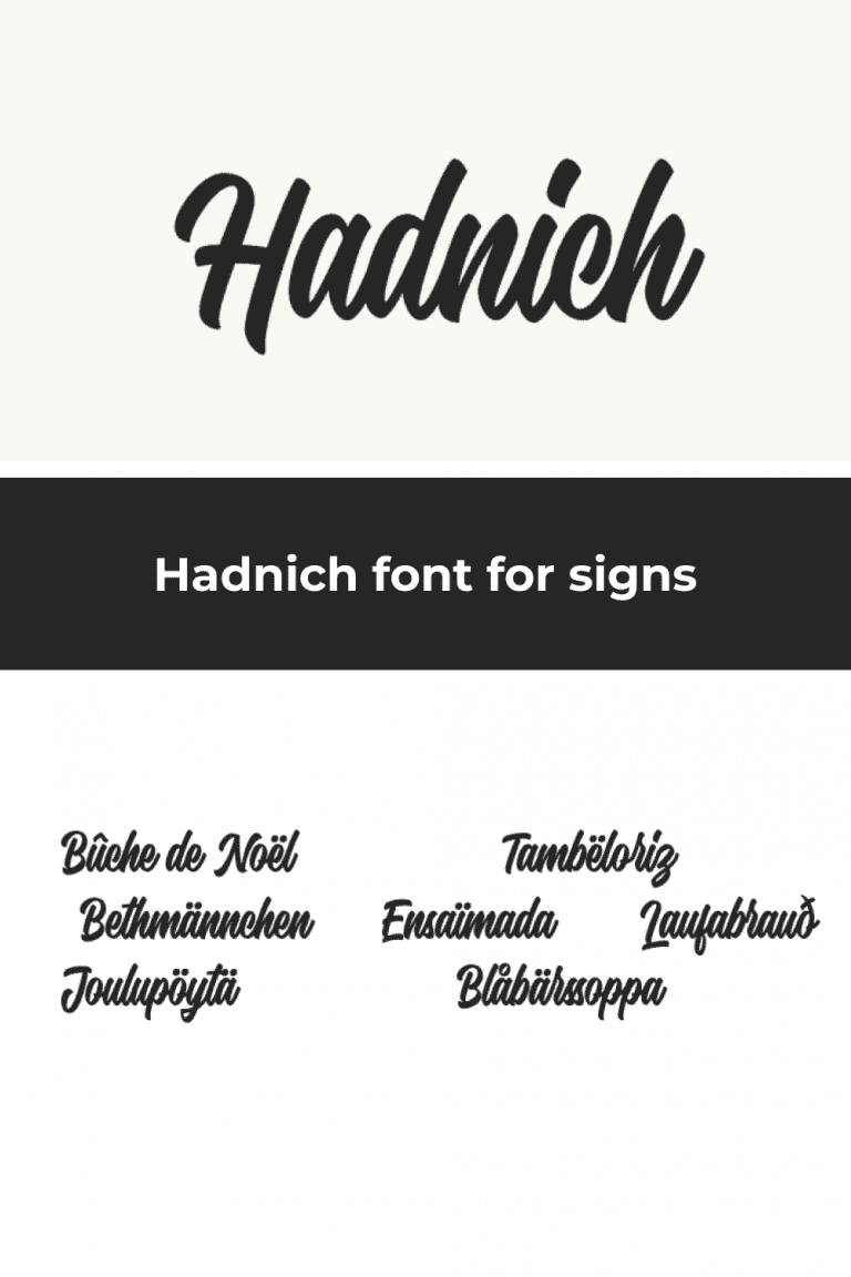 20+ Best Fonts for Signs in 2021: Free and Premium Fonts