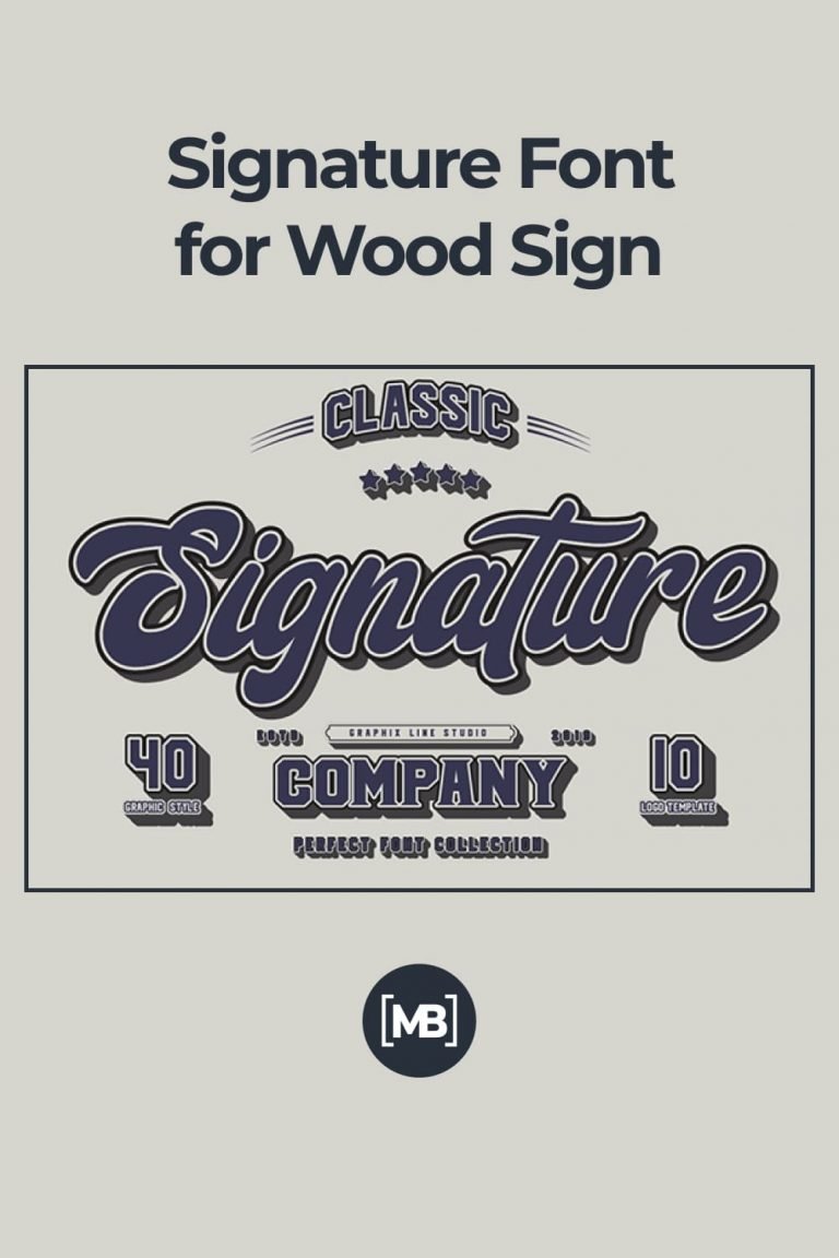 35+ Best Fonts for Wood Signs in 2021. Best Free and Premium Fonts