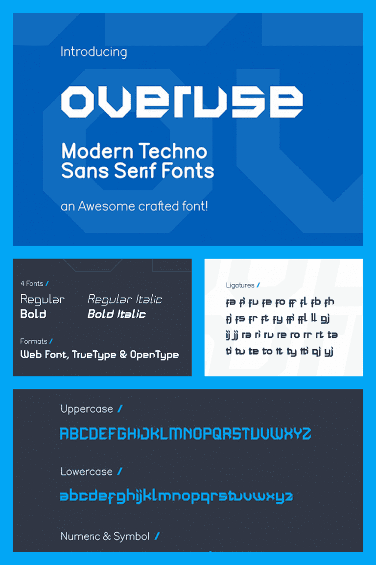 Best 30 Sharp Fonts for a Successful Brand Building 2021 | MasterBundles