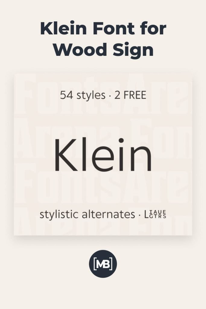 35+ Best Fonts for Wood Signs in 2021. Best Free and Premium Fonts
