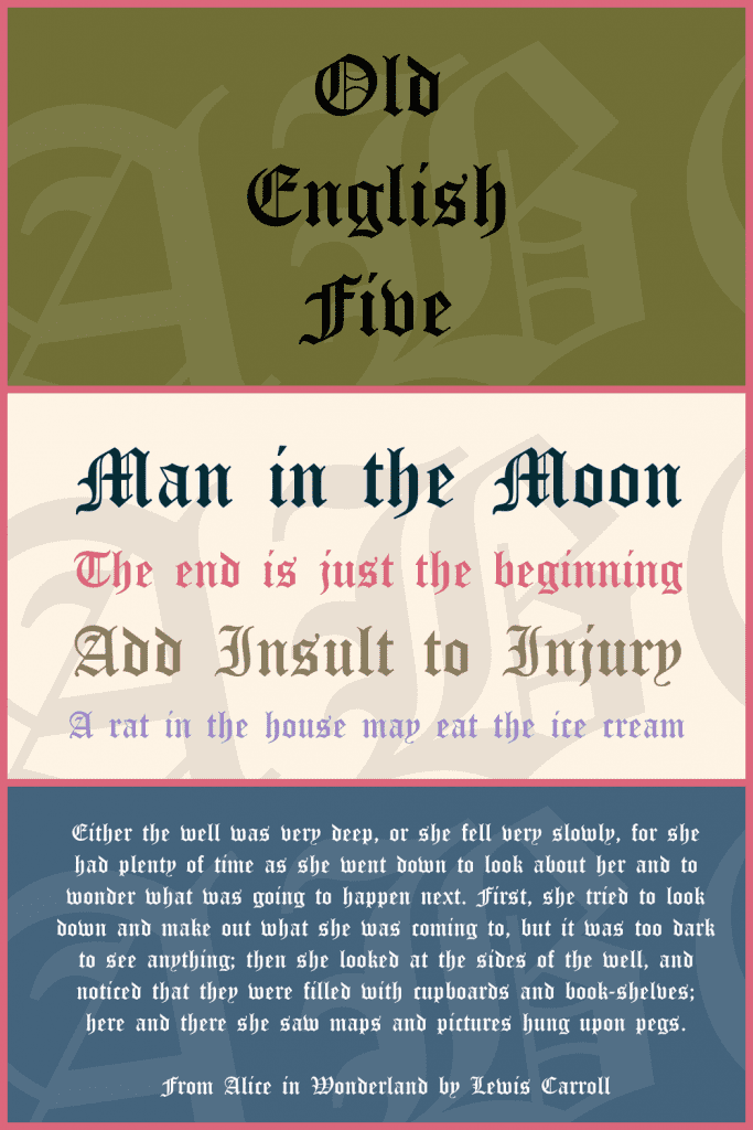 10+ Best Old English Fonts for 2021: Free and Premium Fonts