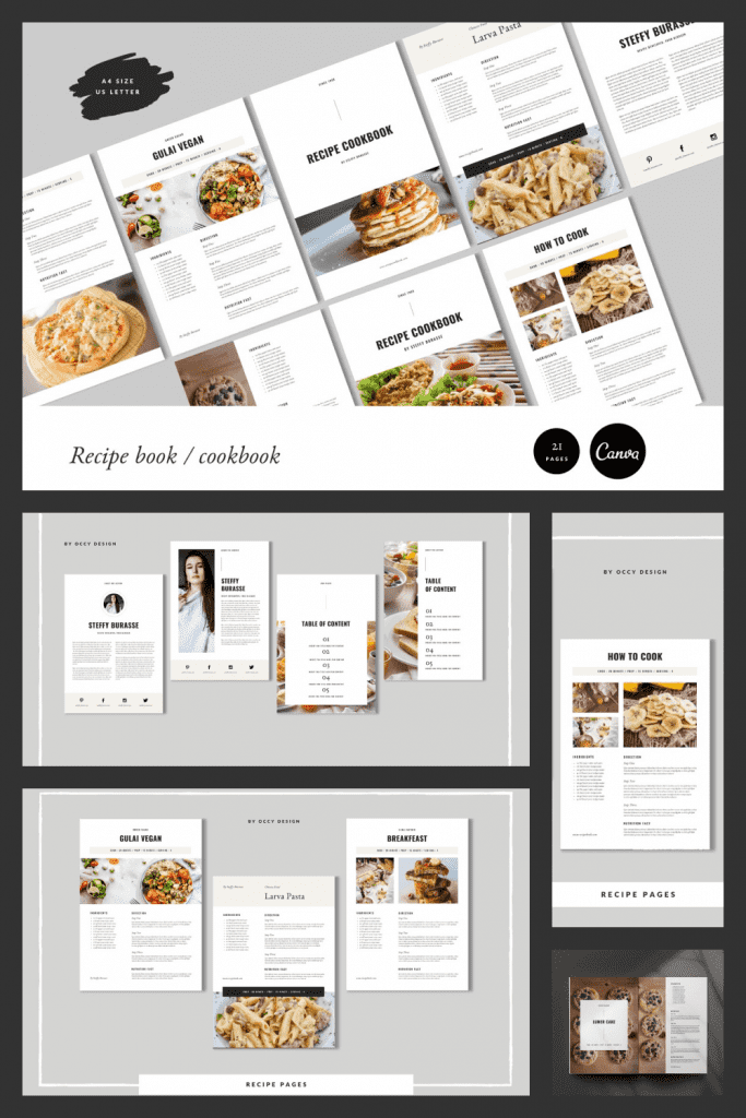 10+ Best Cookbook Templates for 2021: Free and Premium | MasterBundles
