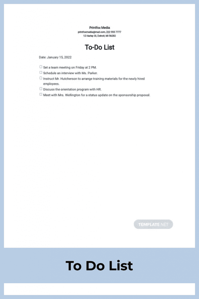 10+ Best To Do List Templates for 2021: Free and Premium Templates