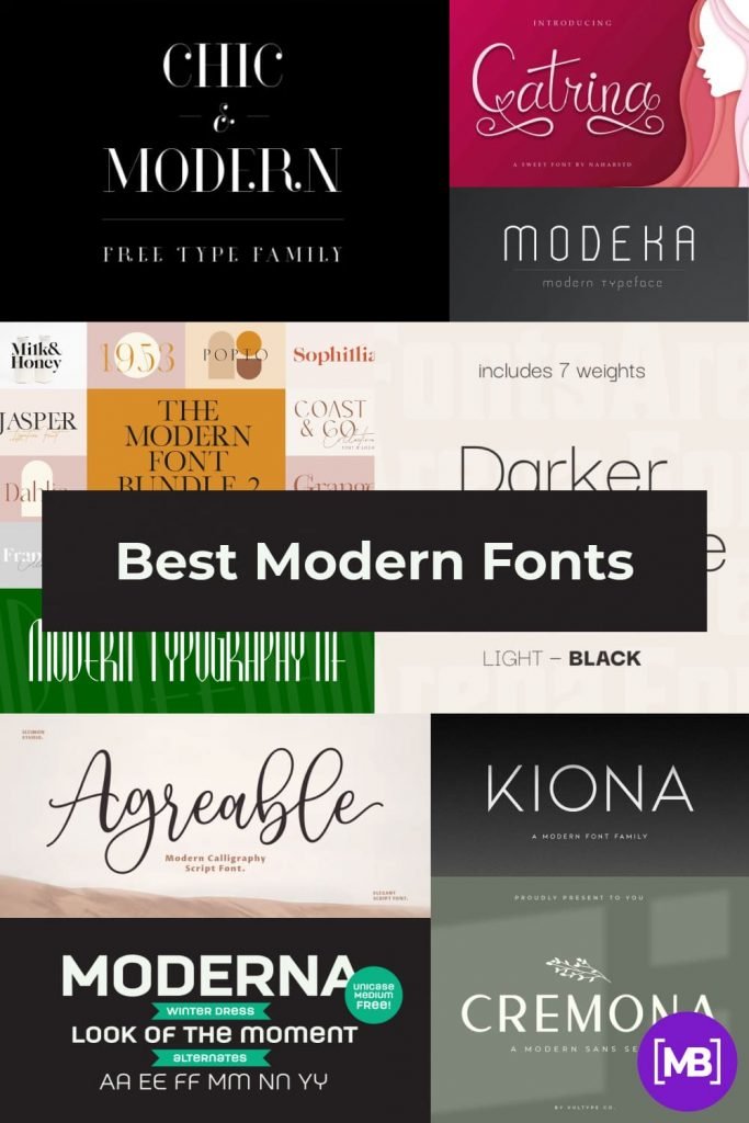15+ Best Modern Fonts for 2021: Free and Premium Fonts