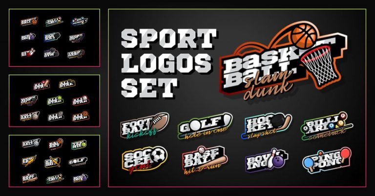 Sport Logos Set - MasterBundles