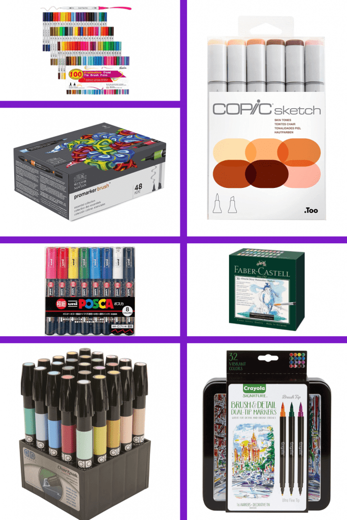 The Best Art Markers in 2021 for Drawing, and Sketching - Master Bundles