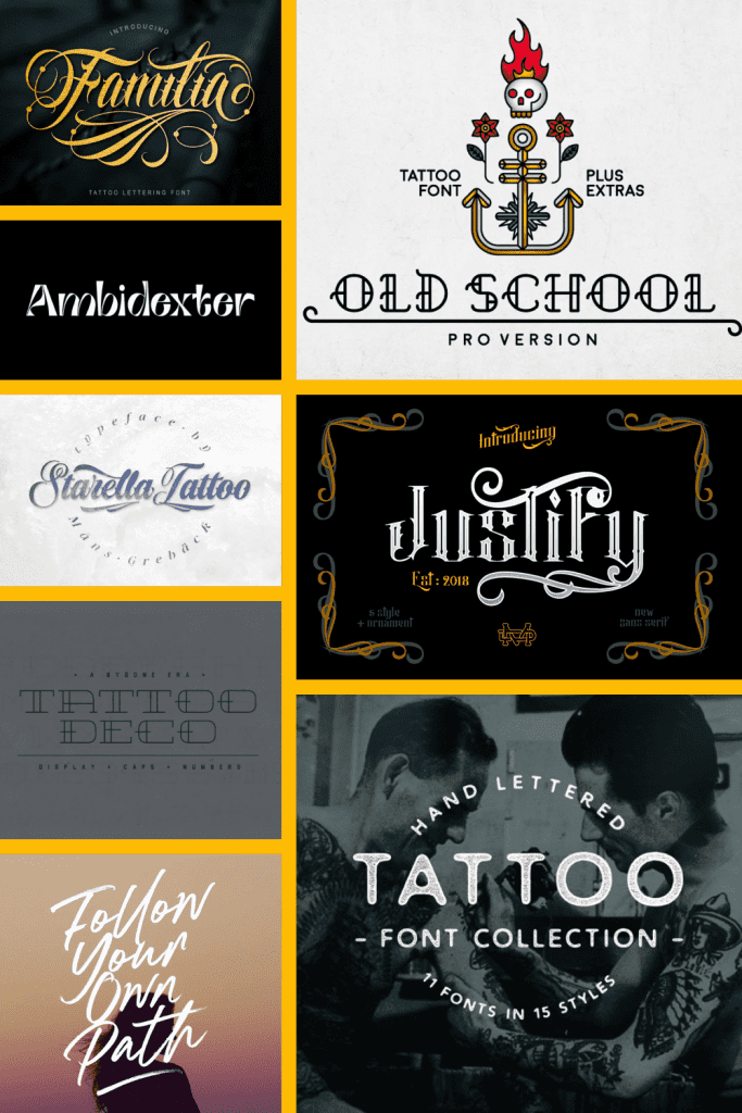 40+ Best Tattoo Fonts for 2021. Best Free and Premium Fonts