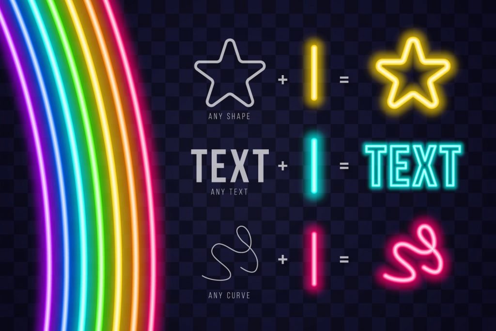 Realistic Neon AI Style - MasterBundles