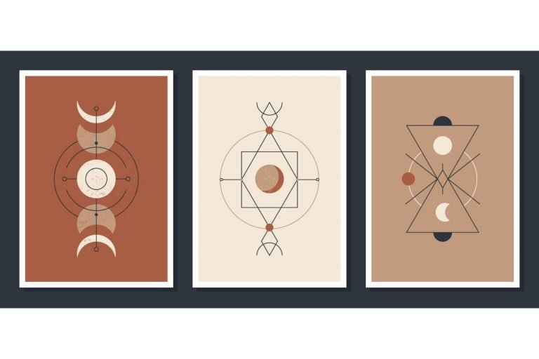 Contemporary Boho Posters Set - MasterBundles