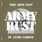 Army Rust Free Army Font – MasterBundles