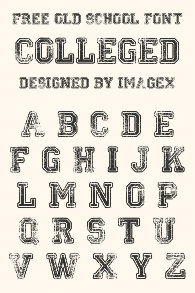Colleged - Free College Font – MasterBundles