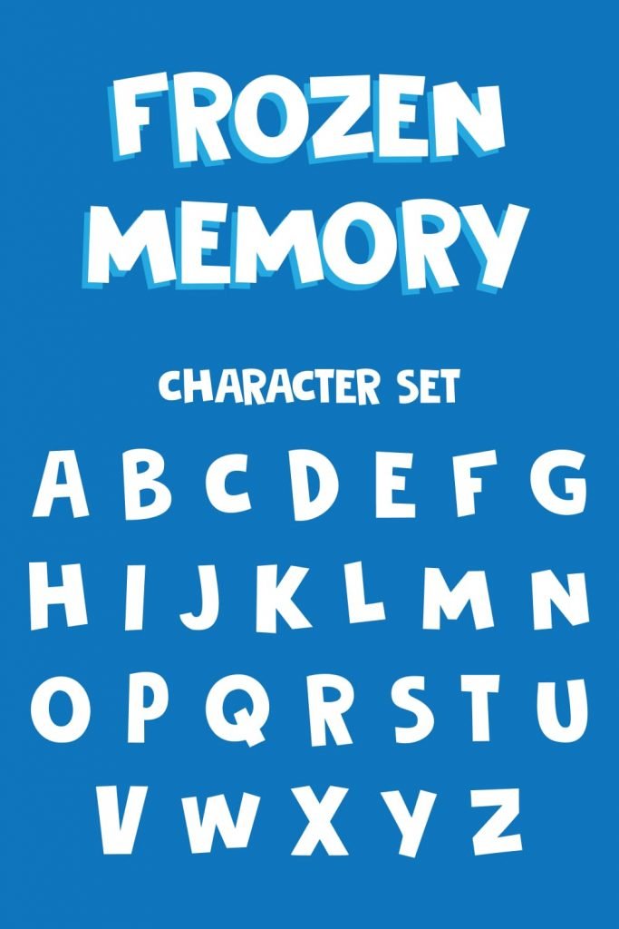 DK Frozen Memory - Free Frozen Font – MasterBundles