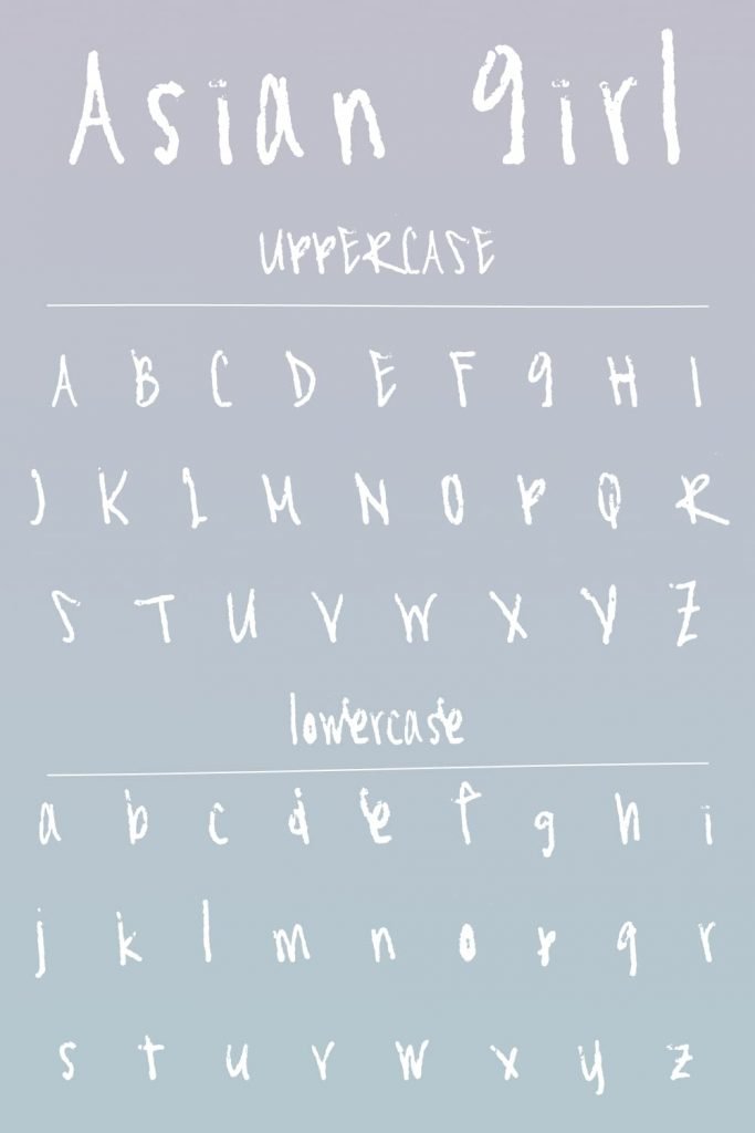 Free Asian Font – MasterBundles