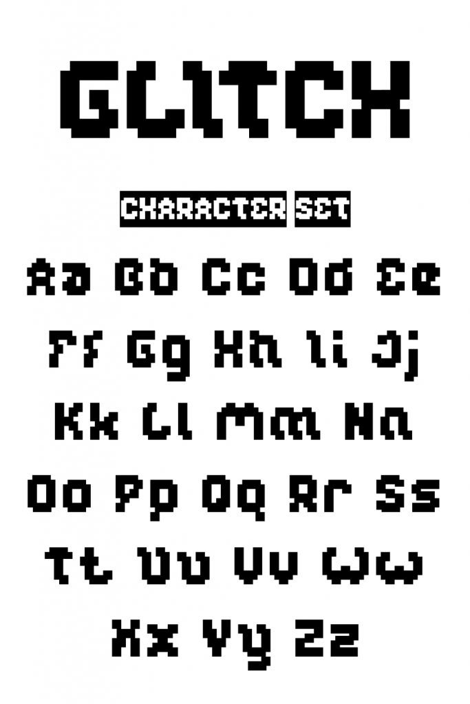 Free Glitch Font – MasterBundles