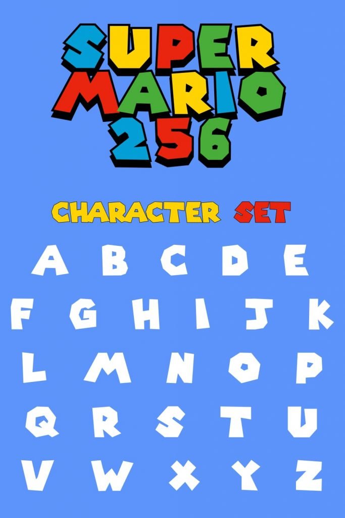 Free Super Mario Font – MasterBundles