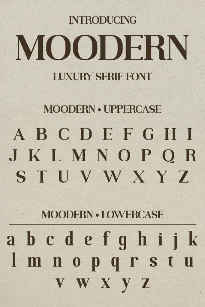 Moodern - Free Modern Font – MasterBundles