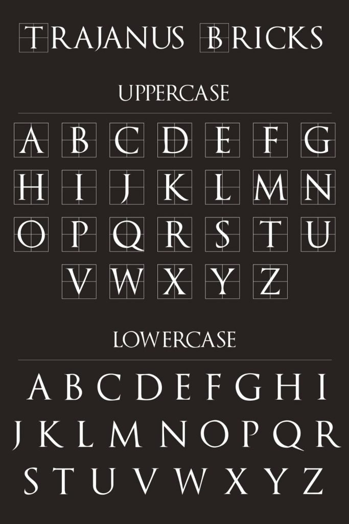 Trajanus Bricks - Free Trajan Font – MasterBundles
