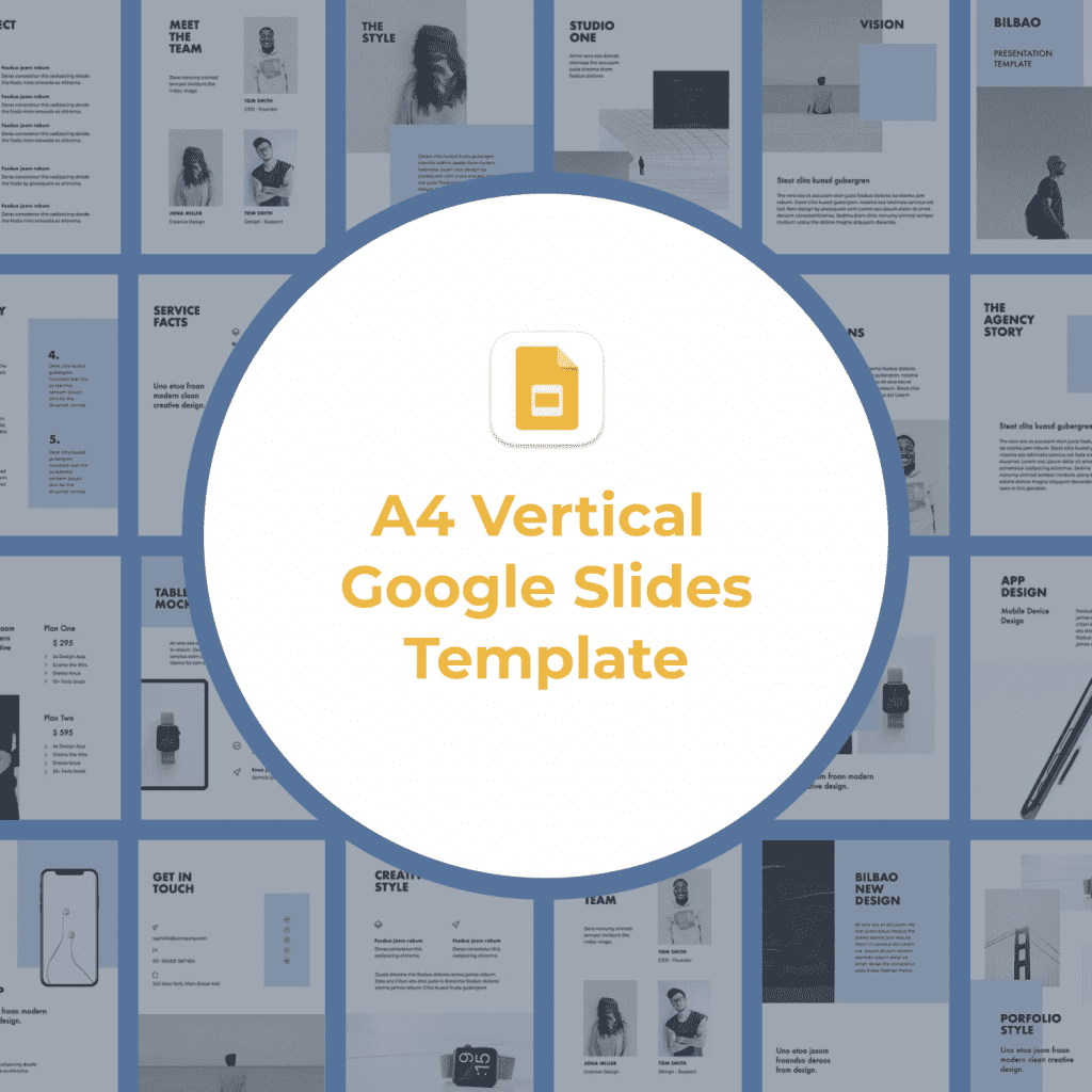 A4 Vertical Google Slides Template – MasterBundles