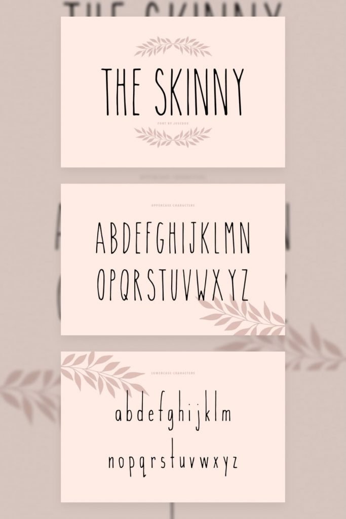 10+ Best Skinny Fonts in 2021: Free and Premium | MasterBundles