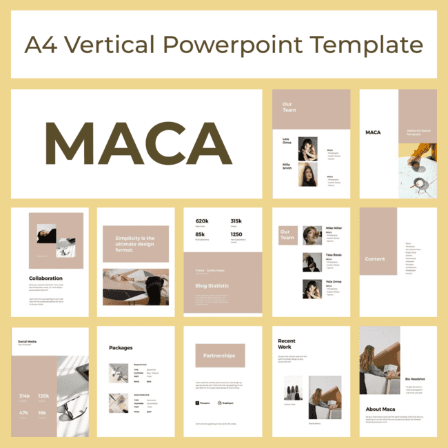 Nautical - A4 Printable PowerPoint – MasterBundles