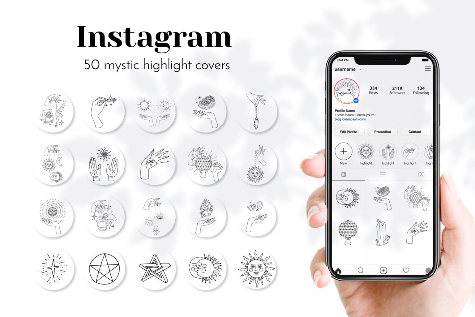 Mystic Instagram Story Covers – MasterBundles