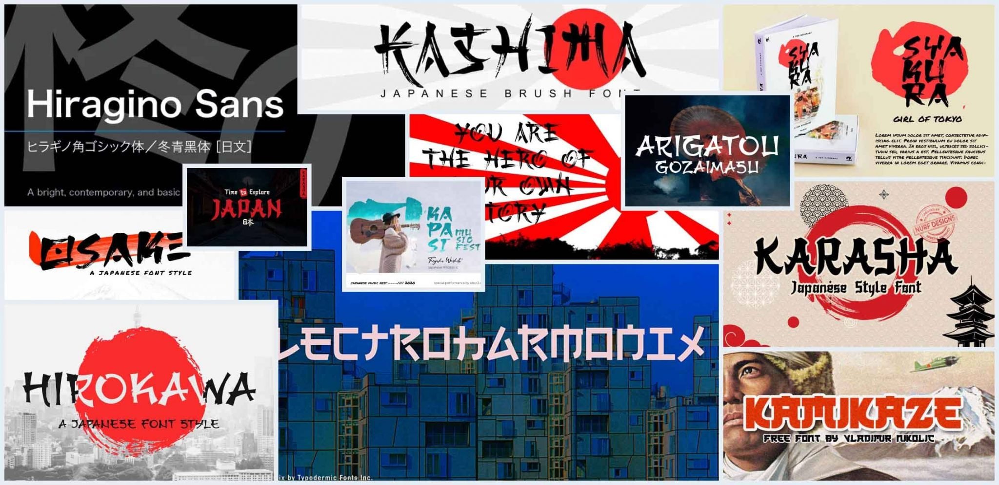 10+ Best Japan Style Fonts for 2021: Free and Premium