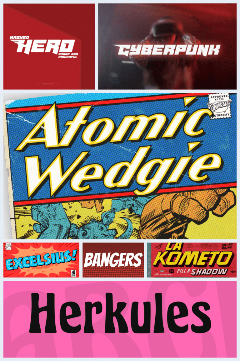 10+ Best Superhero Fonts in 2021: Free and Premium Options