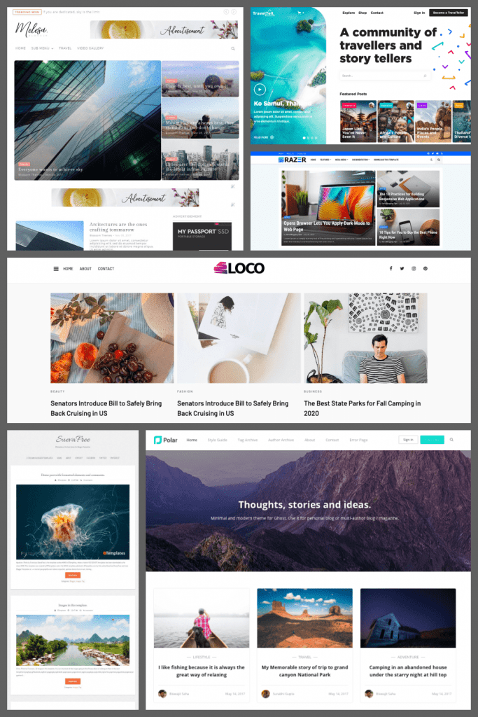 10+ Best Travel Blog Templates for 2021: Free and Premium