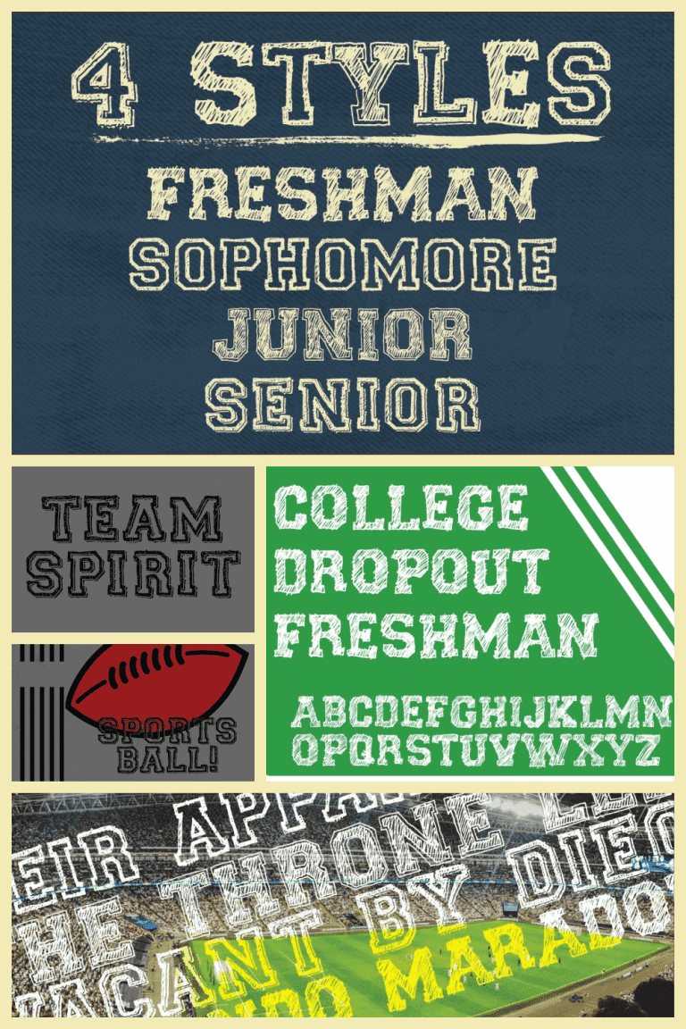 10+ Best College Block Fonts in 2021:Free and Premium - Master Bundles