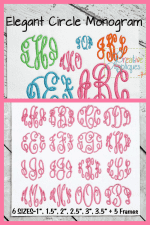 10+ Best Circle Monogram Fonts in 2021: Free and Premium | MasterBundles