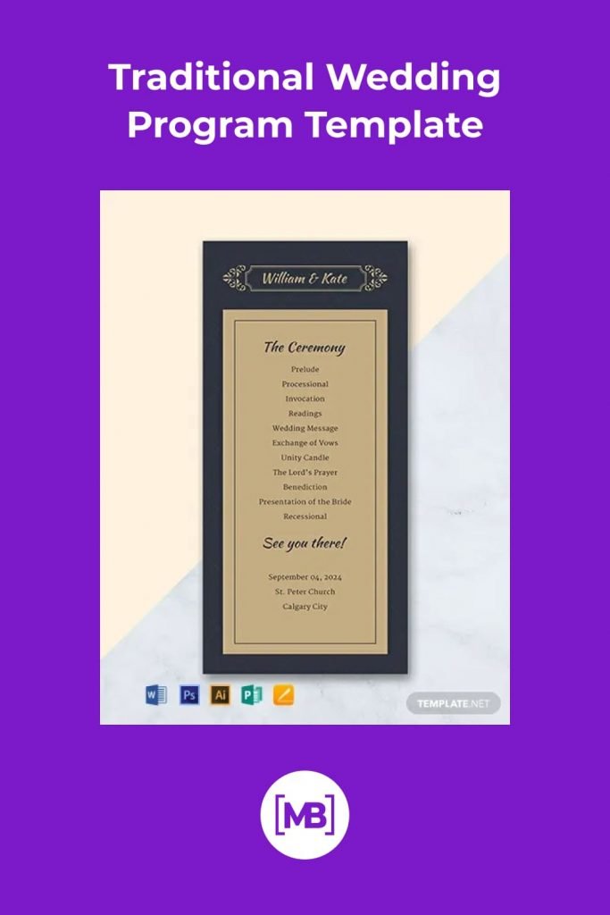 15+ Best Wedding Program Templates. Best Free and Premium Templates