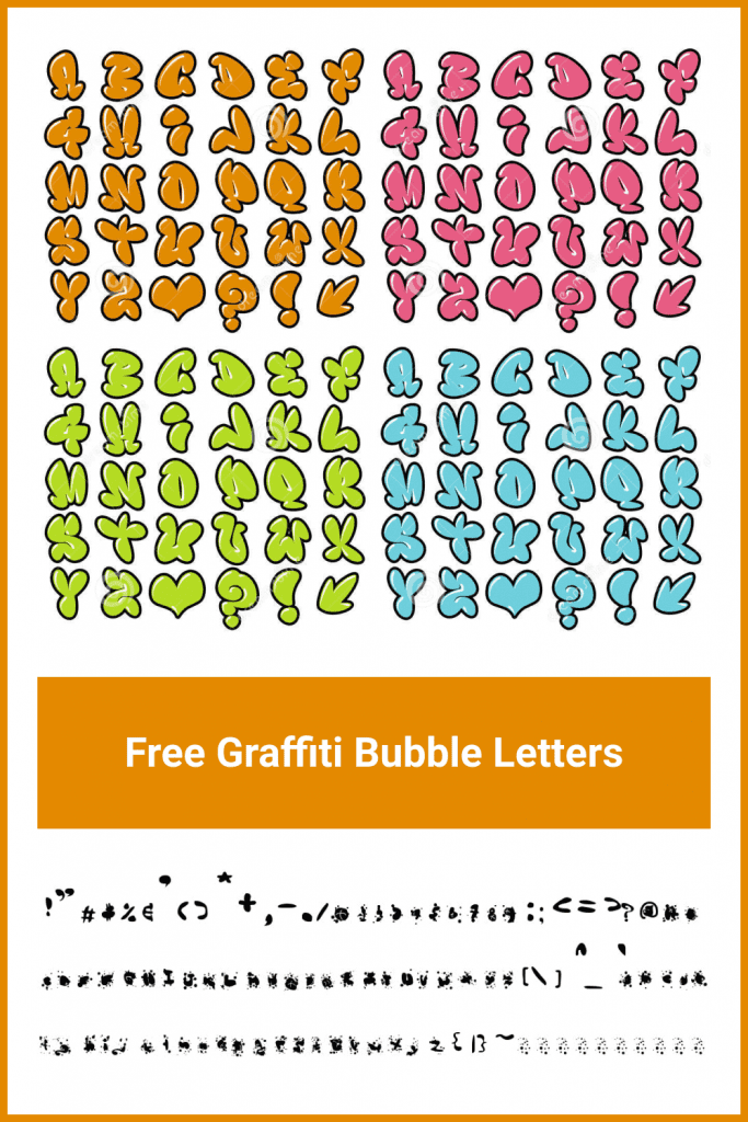 10+ Best Bubble Graffiti Fonts for 2021: Free and Premium