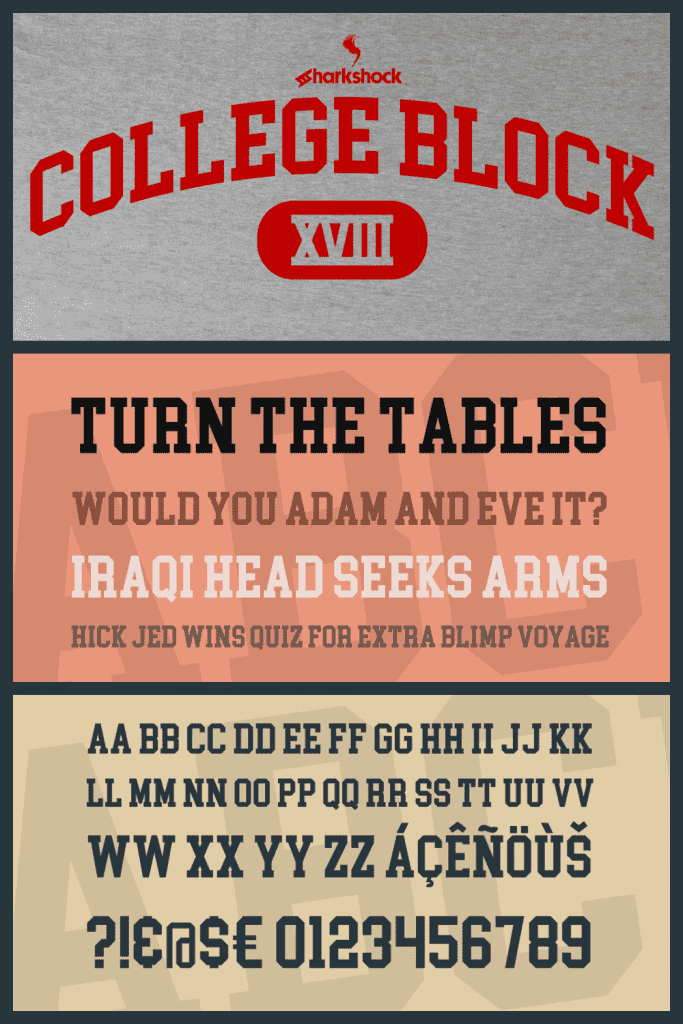 10+ Best College Block Fonts in 2021:Free and Premium - Master Bundles