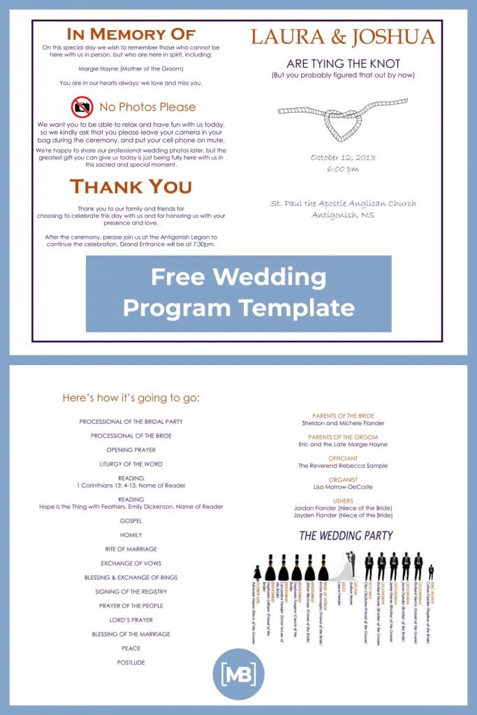 15+ Best Wedding Program Templates. Best Free and Premium Templates