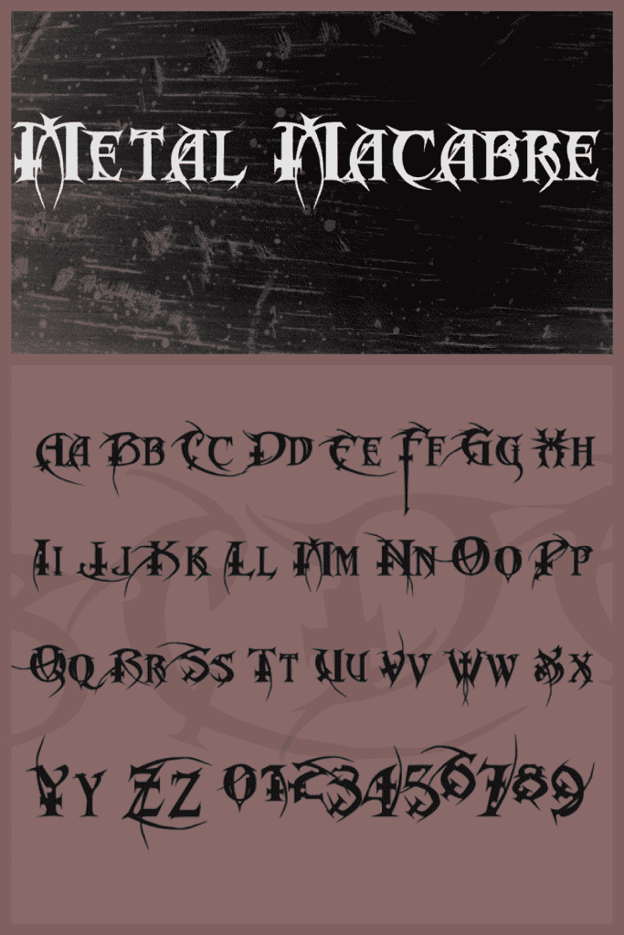 10+ Best Metal Band Fonts in 2021: Free and Premium - Master Bundles